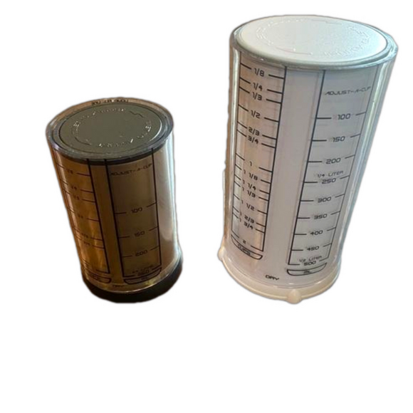 Kitchen | Euc 2 Cylinder Adjust A Cup Measuring Cups | Poshmark